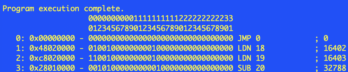 Manchester Baby » Blog Archive SSEM Program Execution Complete ...